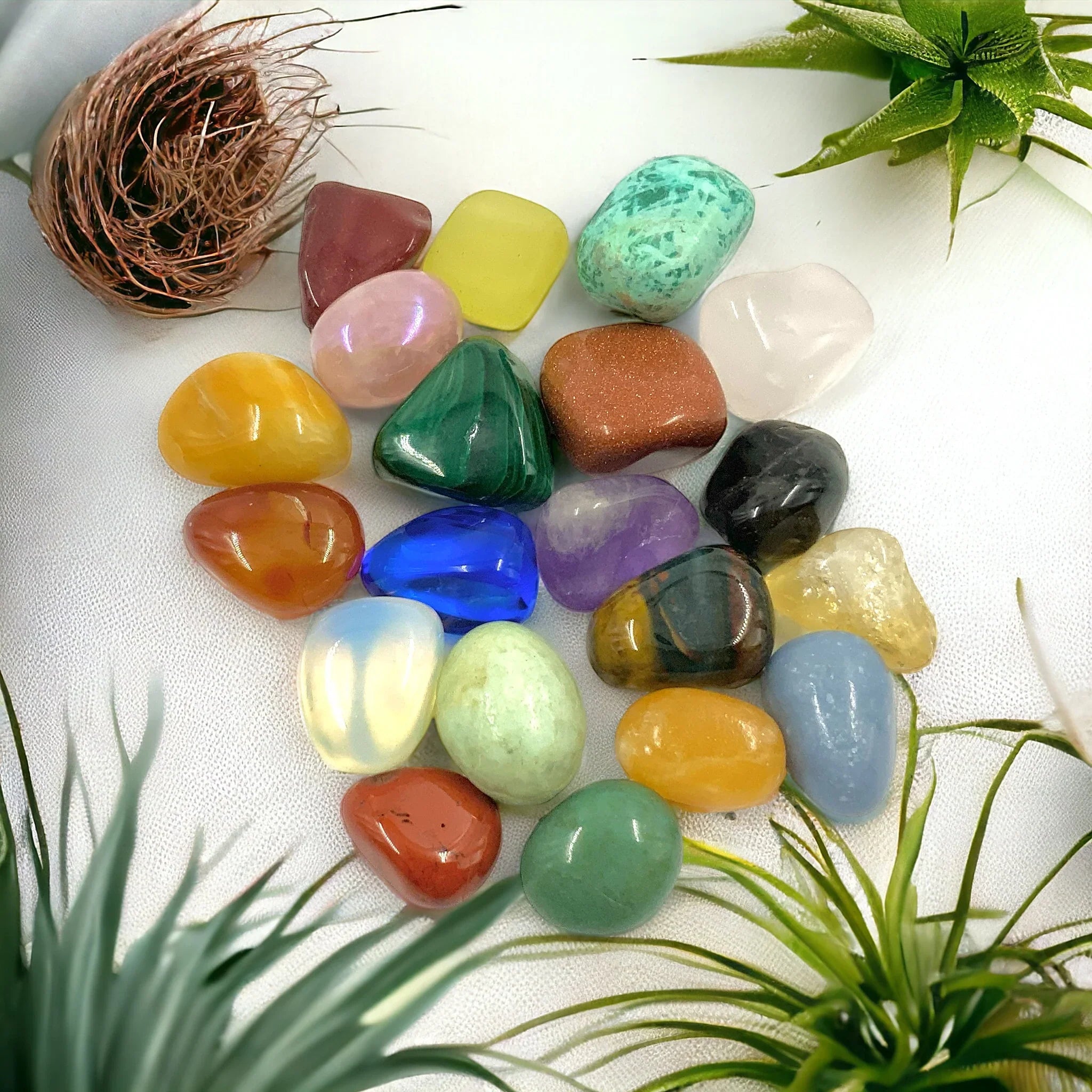Polished Pocket Crystals & Tumbled Healing Stones – Queendom Holistics